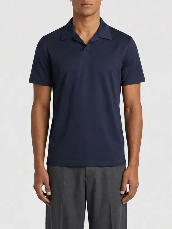 DONDUP Cotton Polo Shirt - Blue
