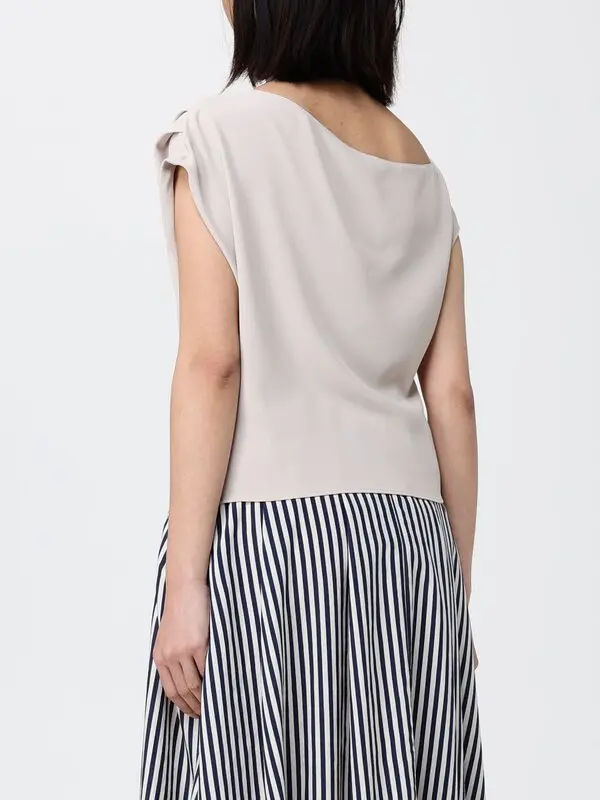 HANITA Crepe One-shoulder Top
