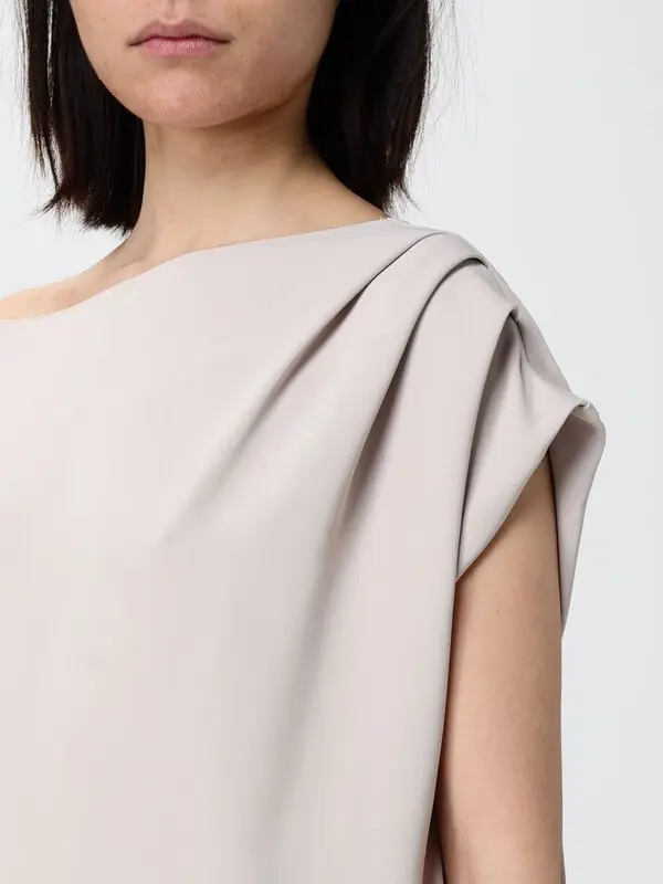 HANITA Crepe One-shoulder Top