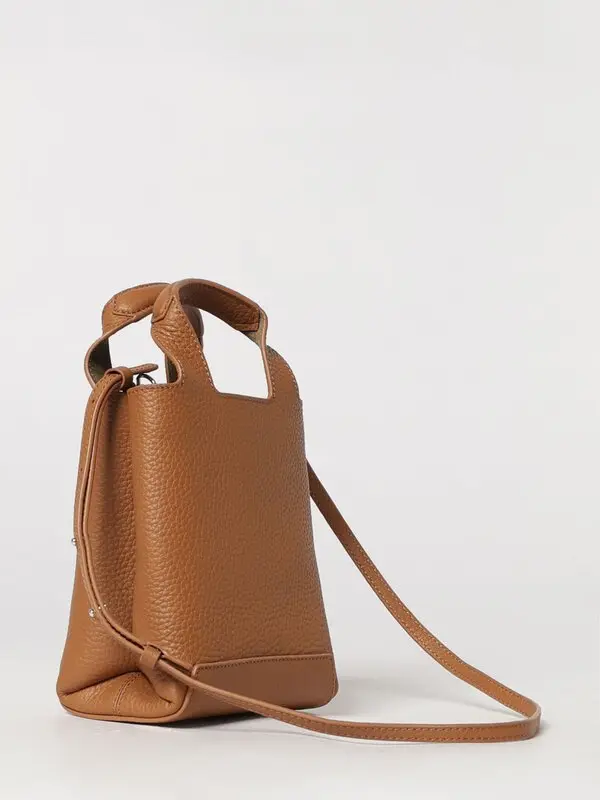 Hogan Grained Leather Handbag - Red