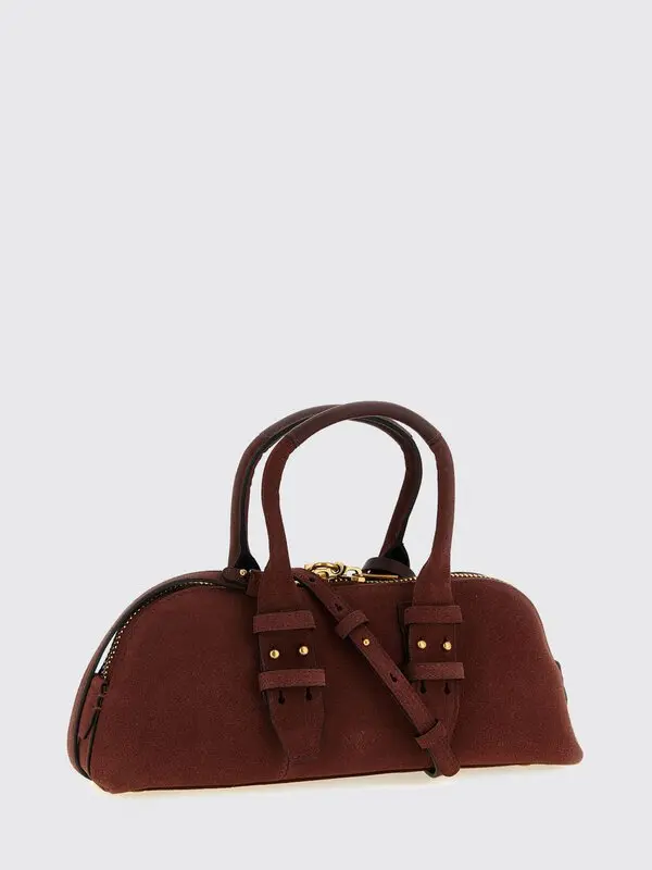Pinko Escape Suede Bag - Burgundy