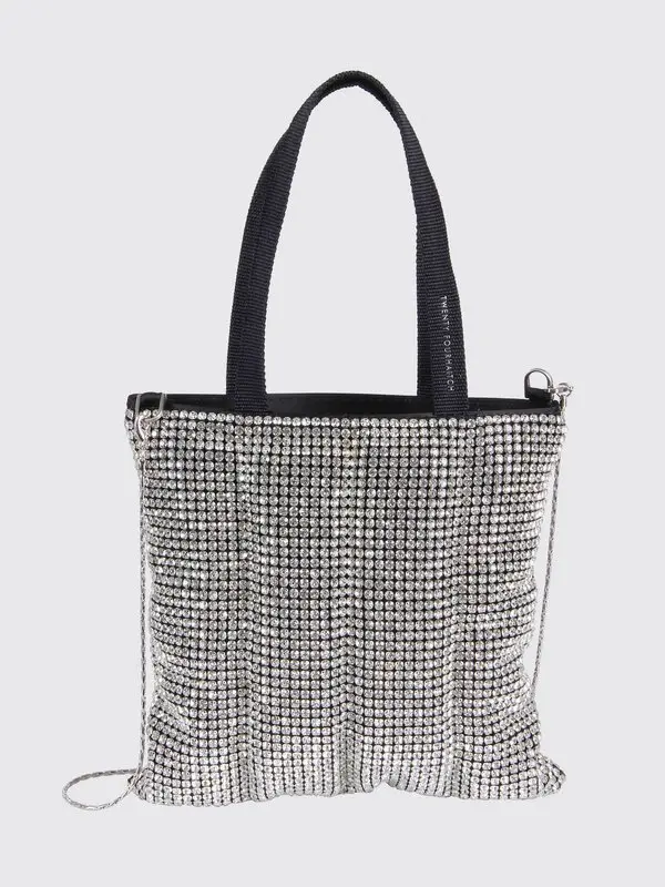 TWENTY FOURHAITCH Rhinestone Embellished Bag