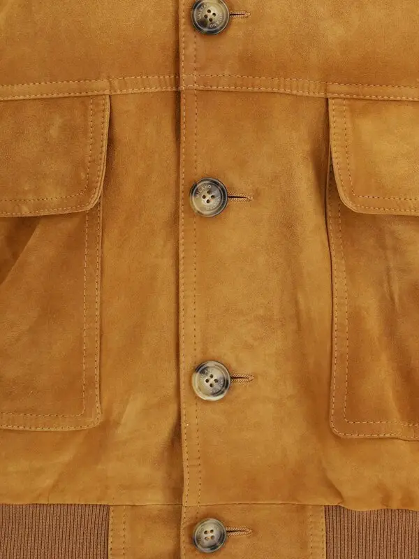 VALSTAR Suede Bomber Jacket