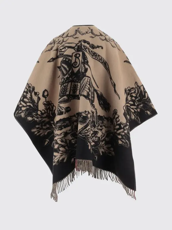 Burberry Double Wool Cape - Beige
