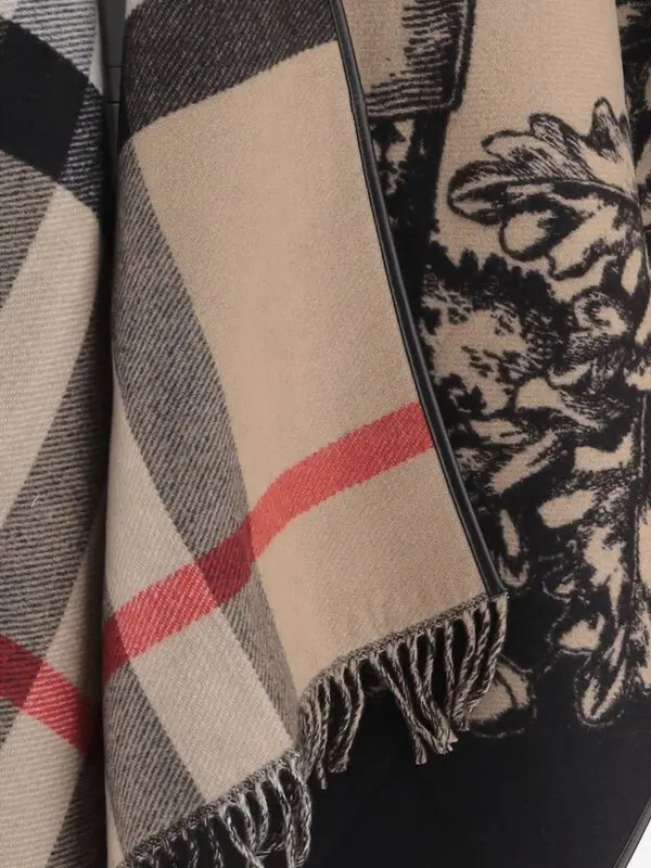 Burberry Double Wool Cape - Beige