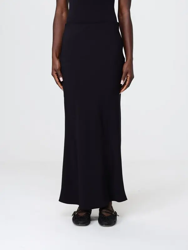 HANITA Jersey Long Skirt - Black