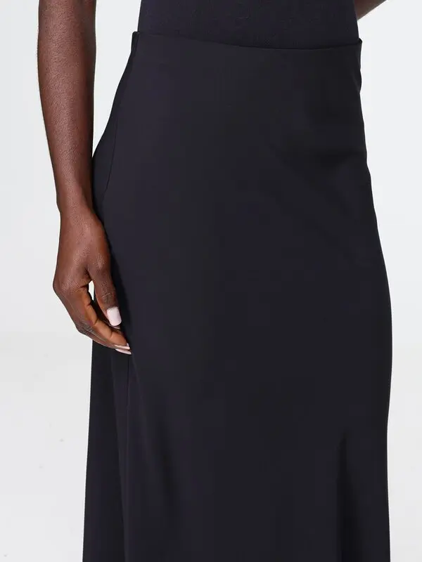 HANITA Jersey Long Skirt - Black