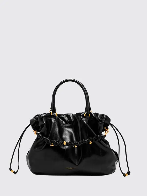 GIANNI CHIARINI Leather Handbag - Black