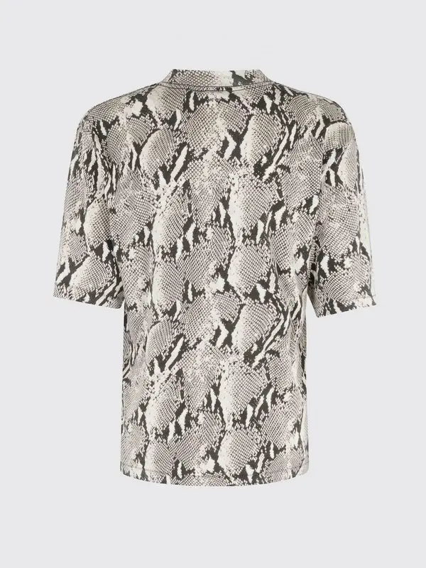 ANINE BING Python Print Cotton T-shirts