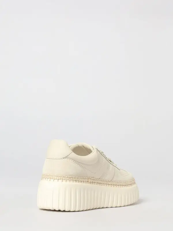 Hogan H-stripes Nappa Leather Sneakers - White