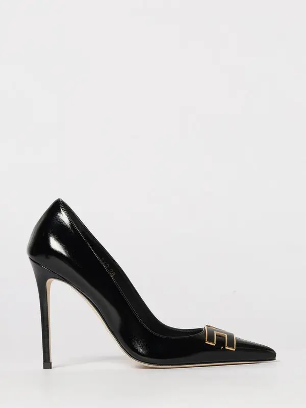 Elisabetta Franchi Pumps In Nappa Leather - Black