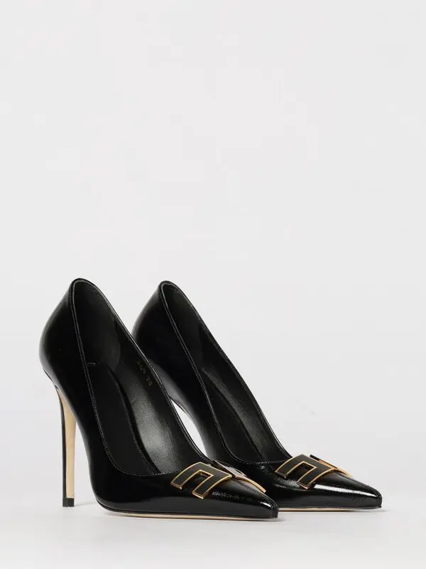 Elisabetta Franchi Pumps In Nappa Leather - Black