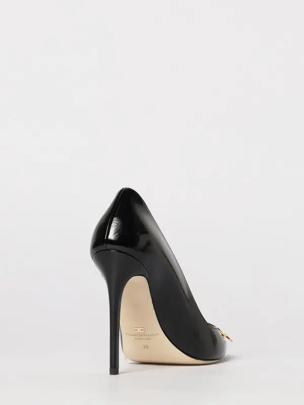Elisabetta Franchi Pumps In Nappa Leather - Black