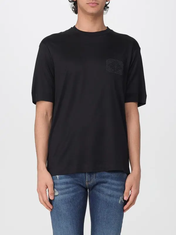 Emporio Armani Lyocell T-shirt - Black