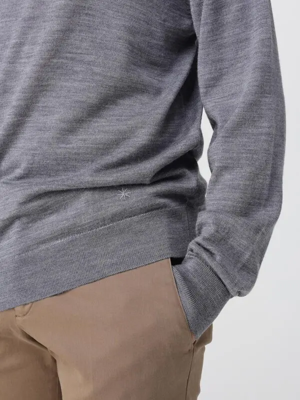 MANUEL RITZ High Neck Pullover - Grey