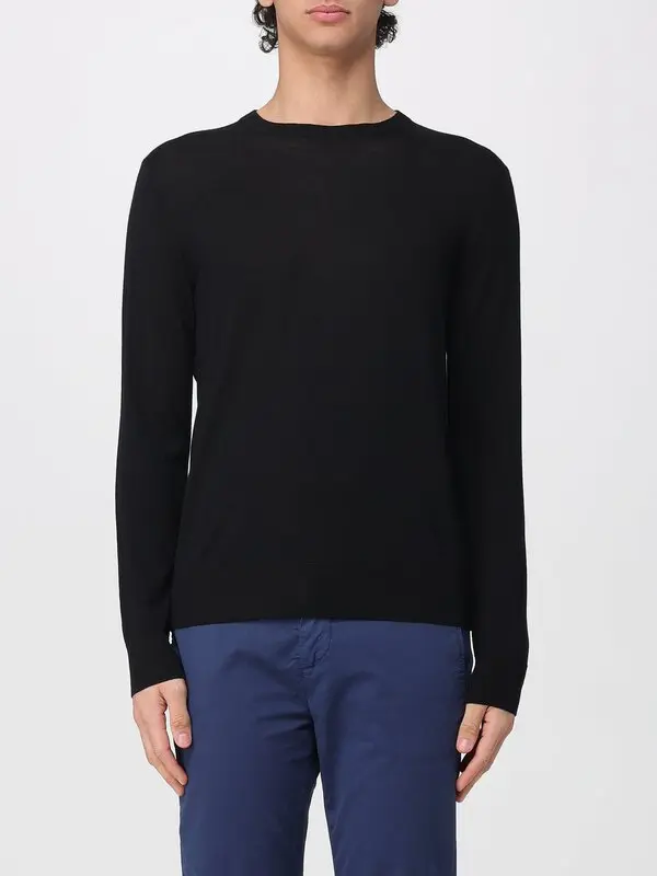 BALLANTYNE Crew Neck Jumper - Black