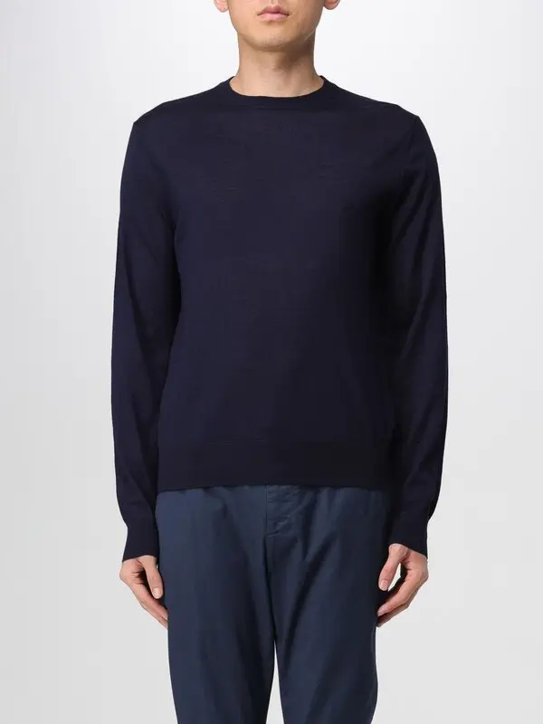 BALLANTYNE Wool Crew-neck Sweater - Navy