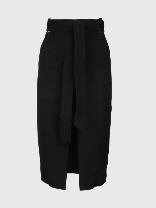 Elisabetta Franchi Viscose Skirt - Black
