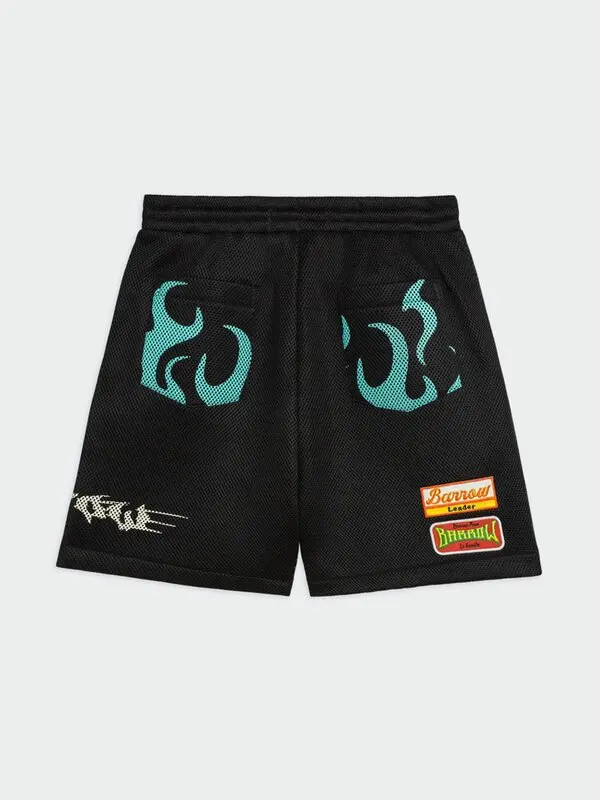 BARROW Printed Technical Fabric Sport Shorts