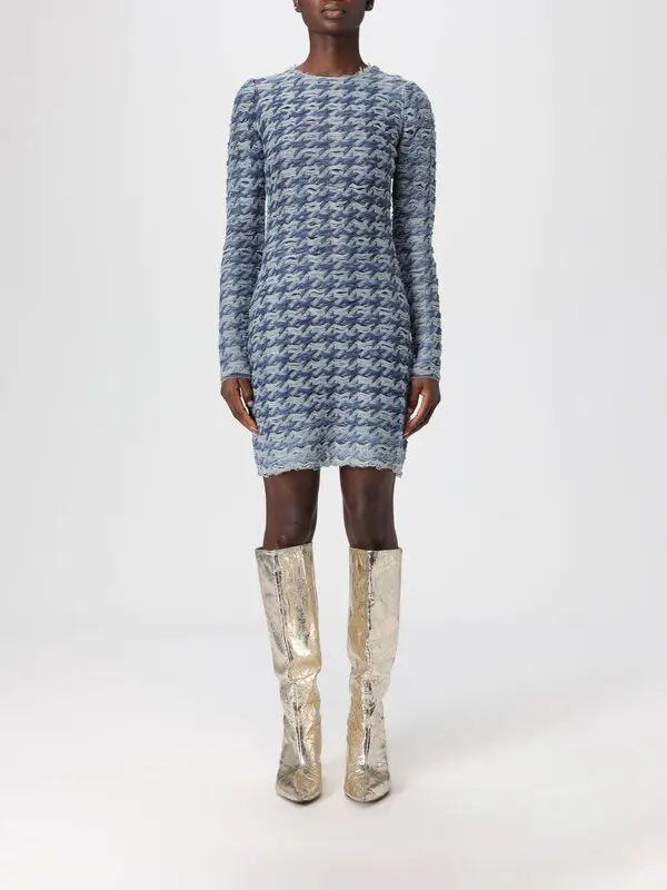 DIESEL® Long Sleeve Printed Dress