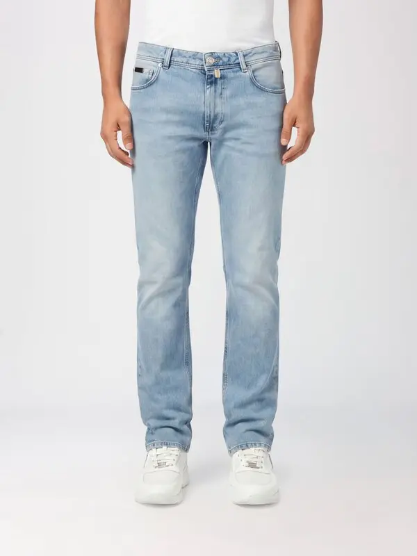 BILLIONAIRE Straight Leg Jeans - Sky Blue