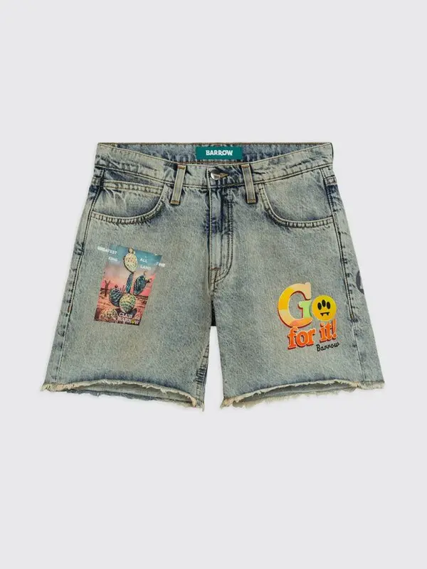 BARROW Shorts With Graphic Print