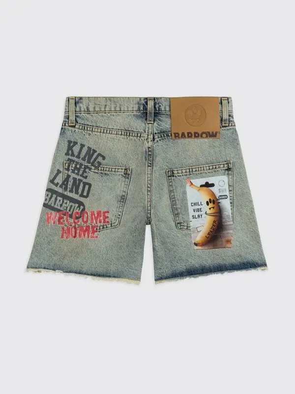 BARROW Shorts With Graphic Print