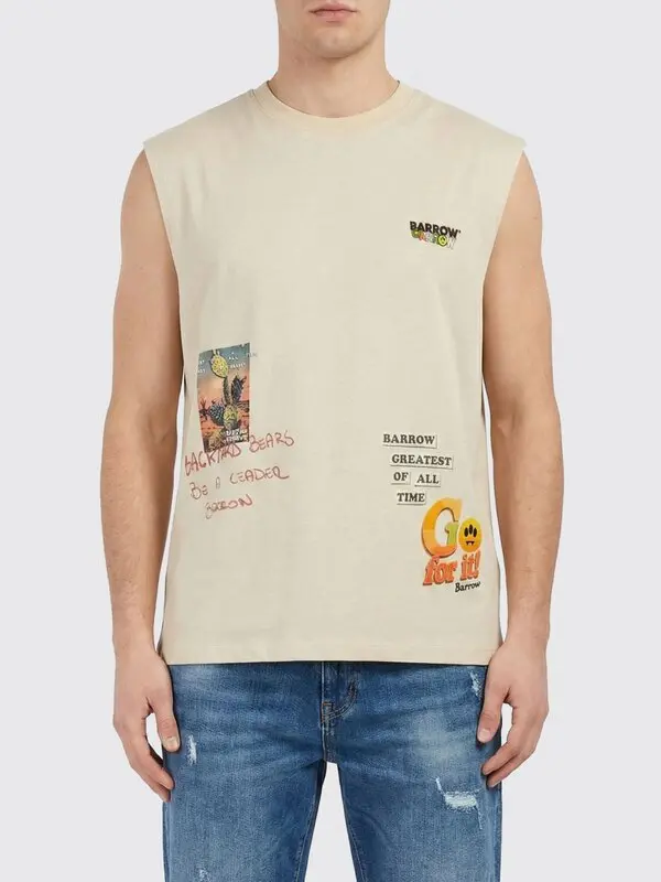 BARROW Printed Cotton Tank Top