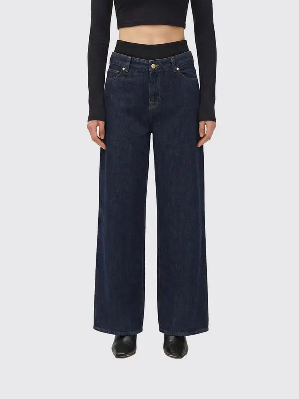 7 For All Mankind Wide-leg Cotton Denim Jeans