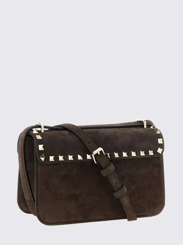 Valentino Garavani Rockstud Suede Mini Crossbody Bag