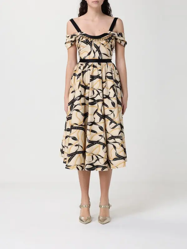 Elisabetta Franchi Printed Cotton Dress