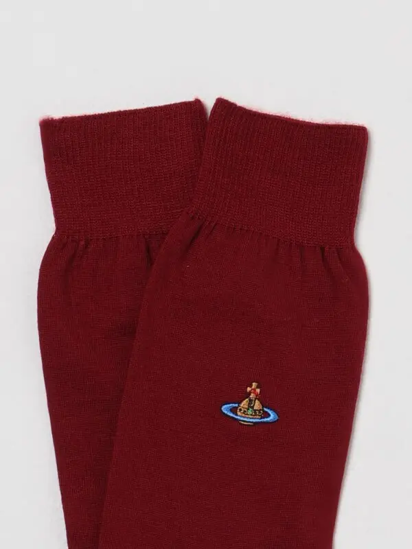 VIVIENNE WESTWOOD Embroidered Logo Crew Socks - Multicolor