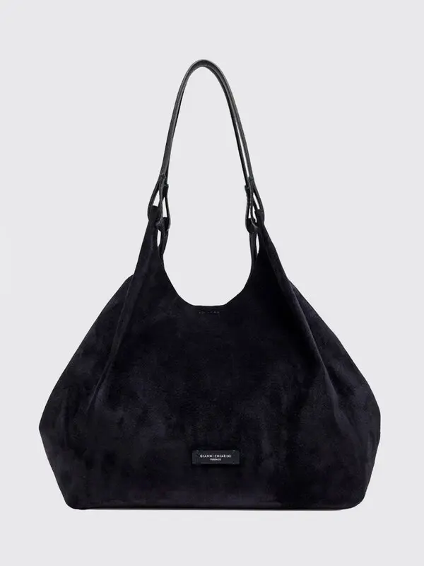 GIANNI CHIARINI Suede Tote Bag - Ink