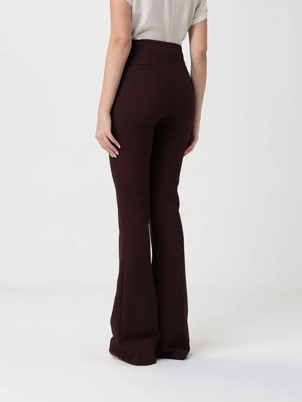 Elisabetta Franchi Crepe Trousers - Brown