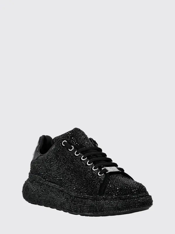 Philipp Plein Embellished Platform Sneakers - Black