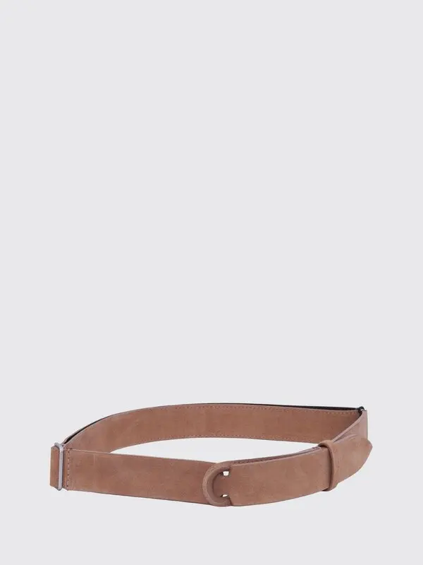 Orciani Nobuckle Suede Belt