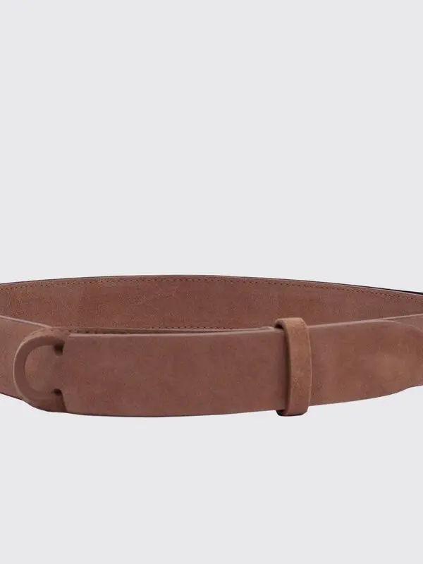 Orciani Nobuckle Suede Belt