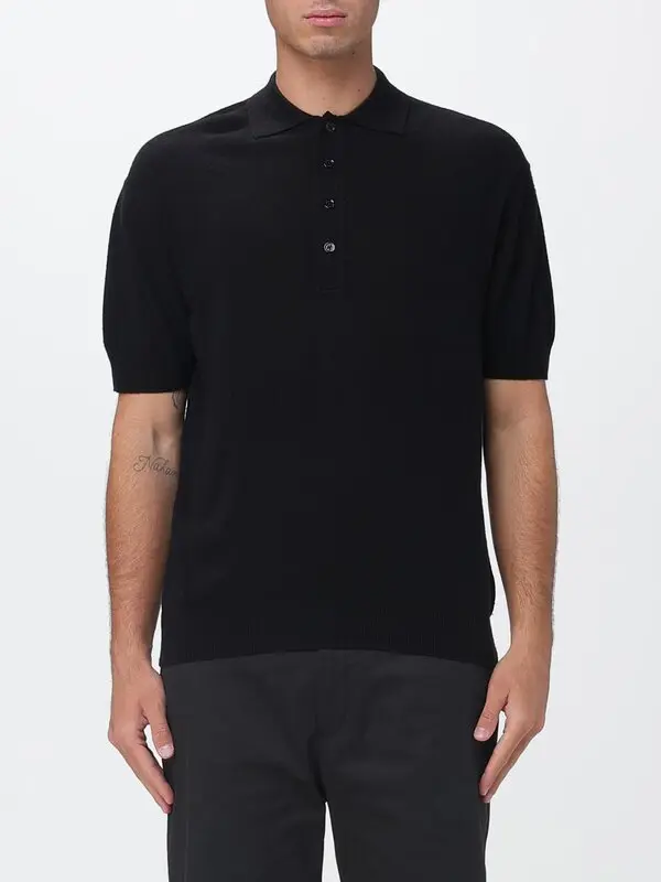 PAOLO PECORA Silk Knit Polo Shirt