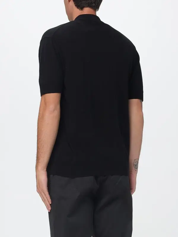 PAOLO PECORA Silk Knit Polo Shirt