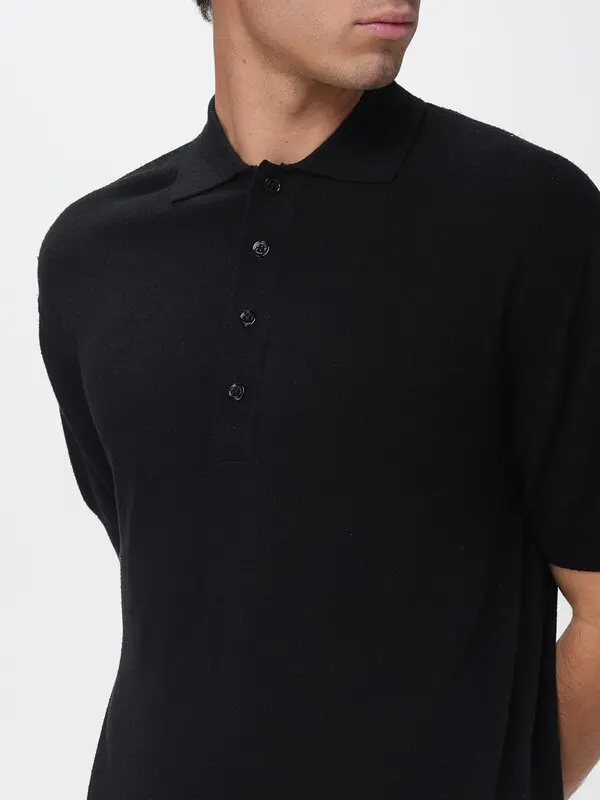PAOLO PECORA Silk Knit Polo Shirt