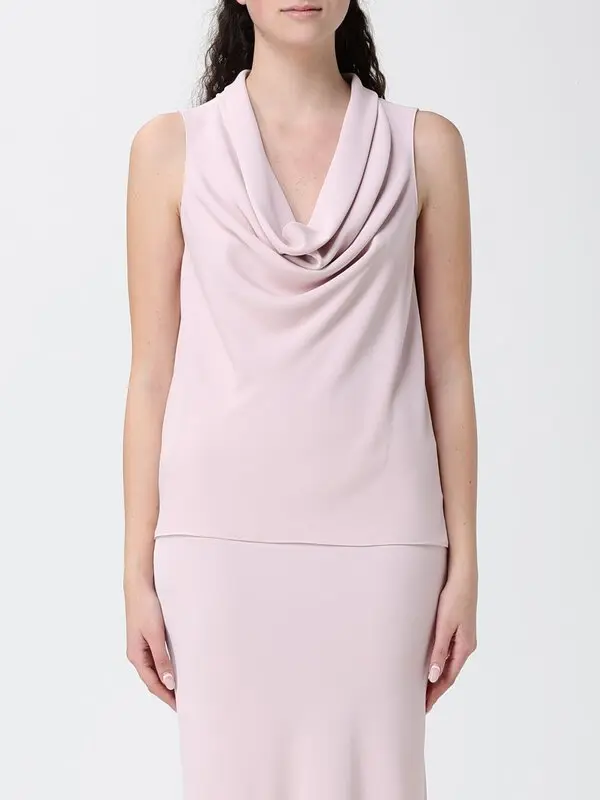 HANITA Crepe Sleeveless Top - Pink