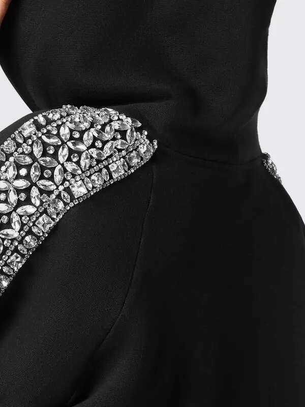 Philipp Plein Embellished Cotton Cropped Hoodie
