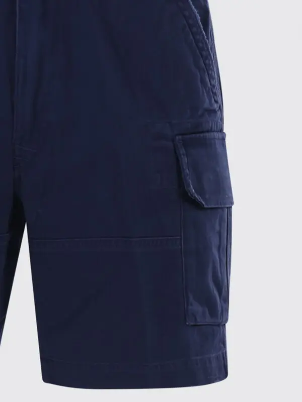 Polo Ralph Lauren Solid Cotton Cargo Chino Shorts - Blue
