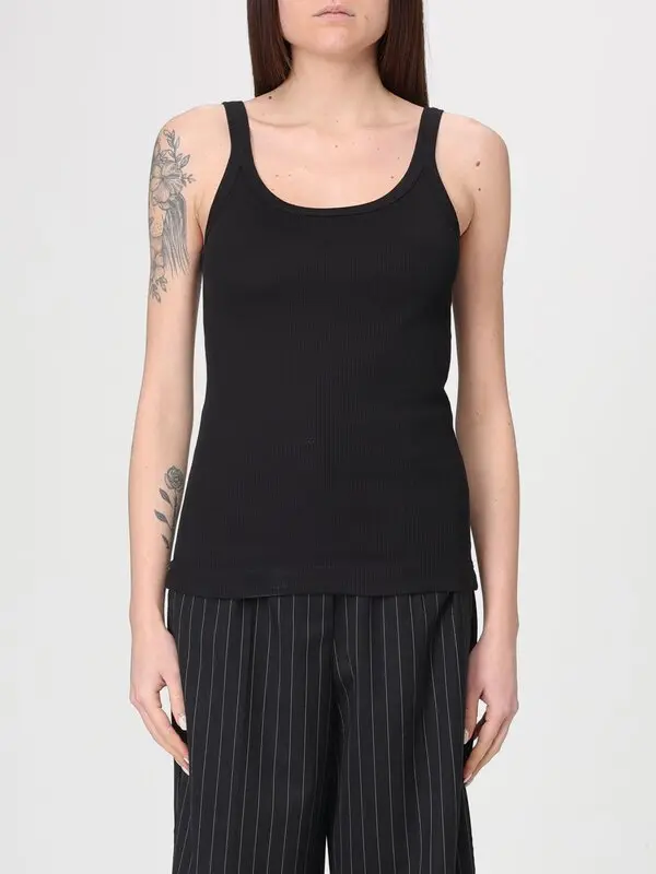 Dolce & Gabbana Ribbed Tank Top - Black