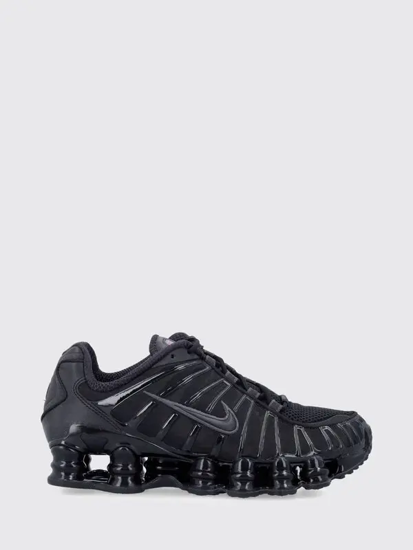 Nike Mesh And Rubber Shox Tl Sneakers - Black