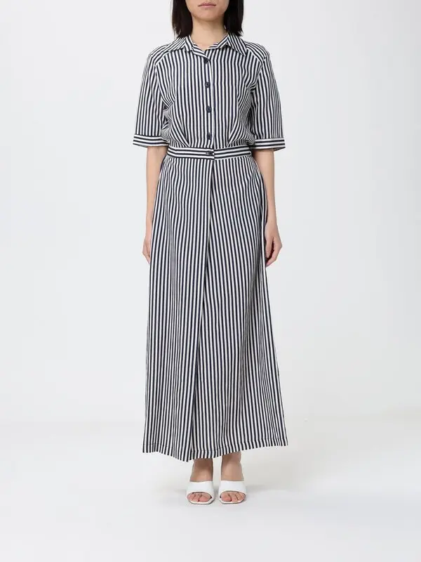 HANITA Striped Shirtdress