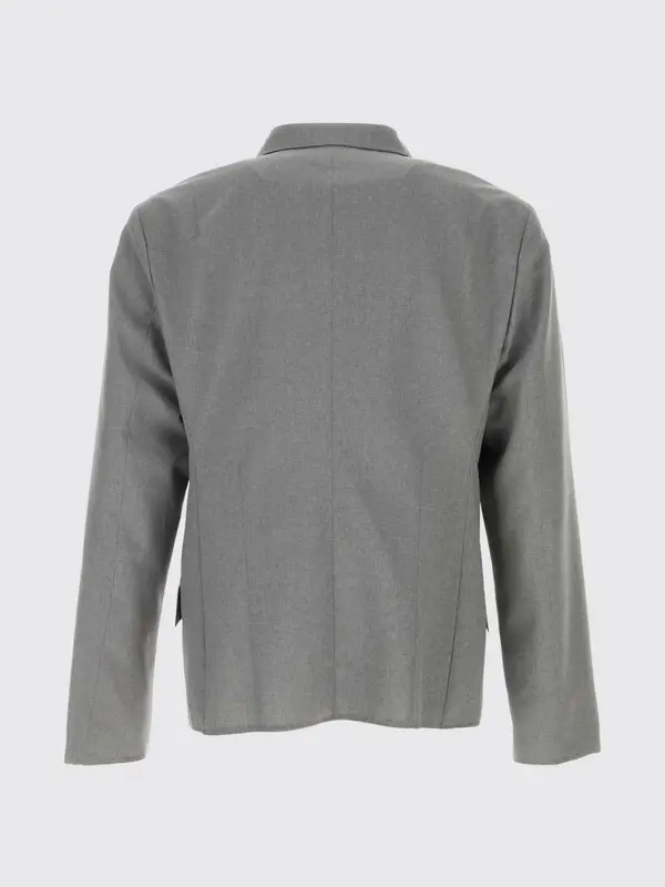 JIL SANDER Single-breasted Virgin Wool Blazer - Grey