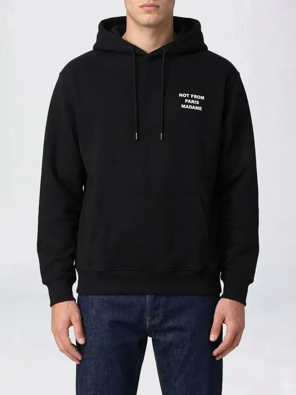 Drole De Monsieur Cotton Hoodie - Black