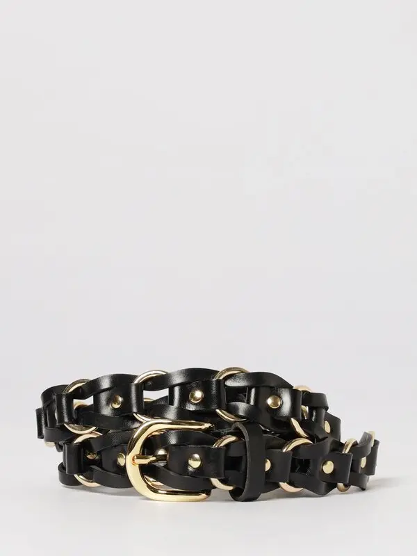 Isabel Marant Étoile Bali Braided Leather Belt With Studs