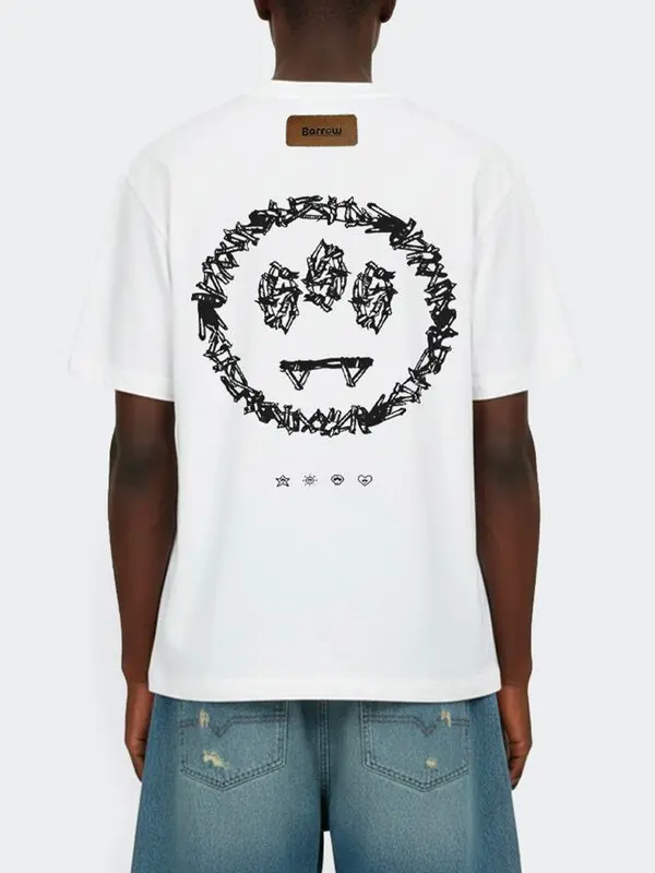 BARROW Cotton T-shirt With Logo - White